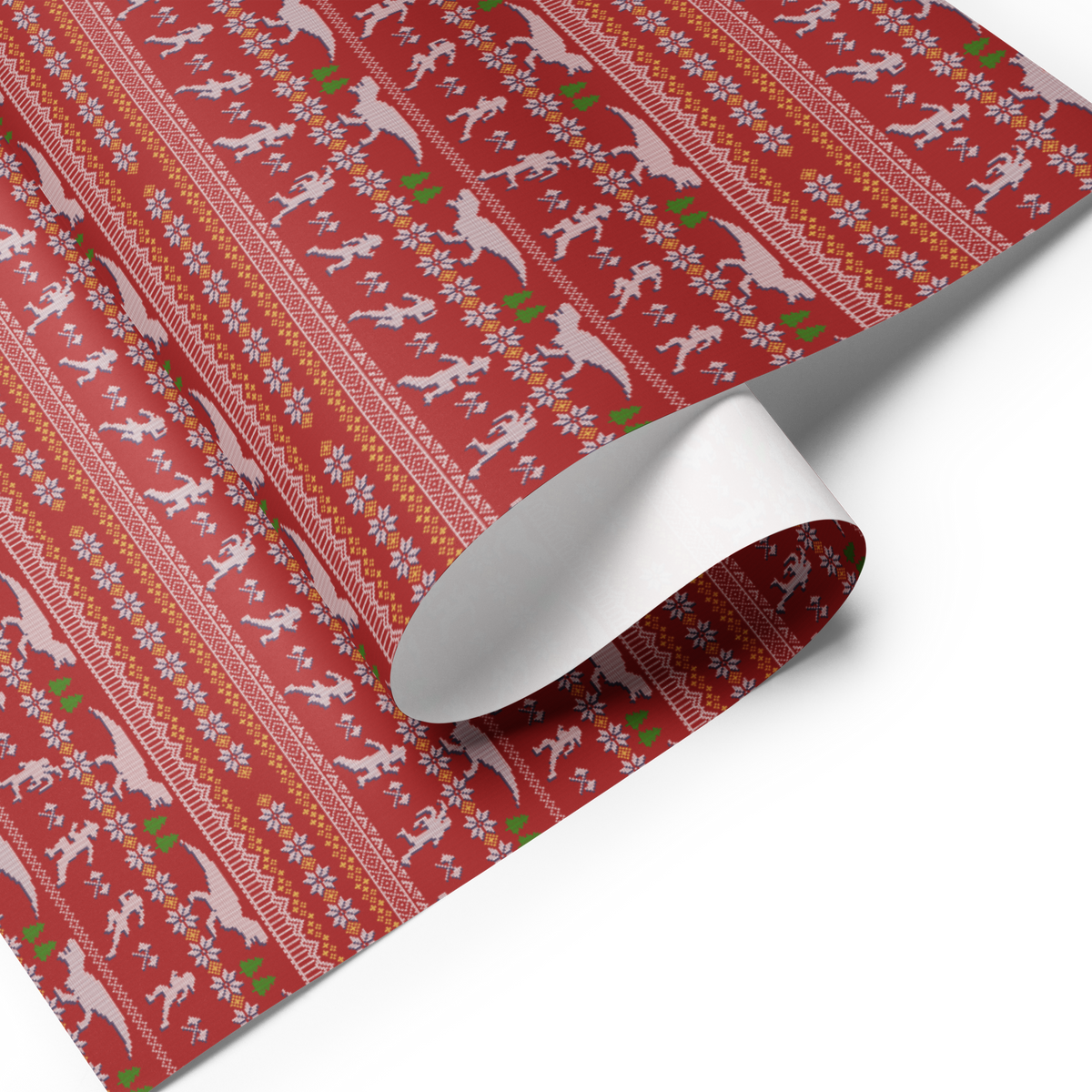 MSE Winter - Dino Wrapping Paper Sheets – Author Michael-Scott Earle ...